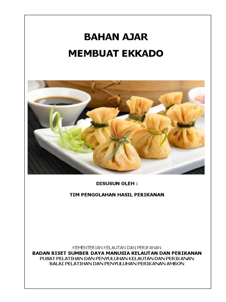 Bahan Ajar Membuat Ekkado 0ke - Dikonversi | PDF