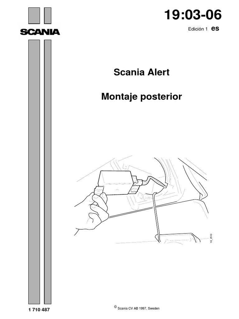 Scania Alert Montaje Posterior: Edición 1 | PDF | Bienes manufacturados ...