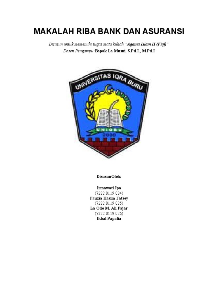 Makalah Riba | PDF