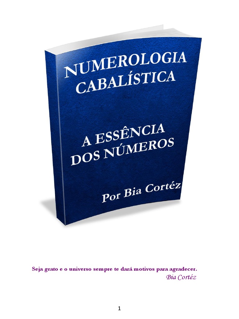 Numerologia Cabalistica A Essencia Dos Numeros | PDF | Jacó | Cabala