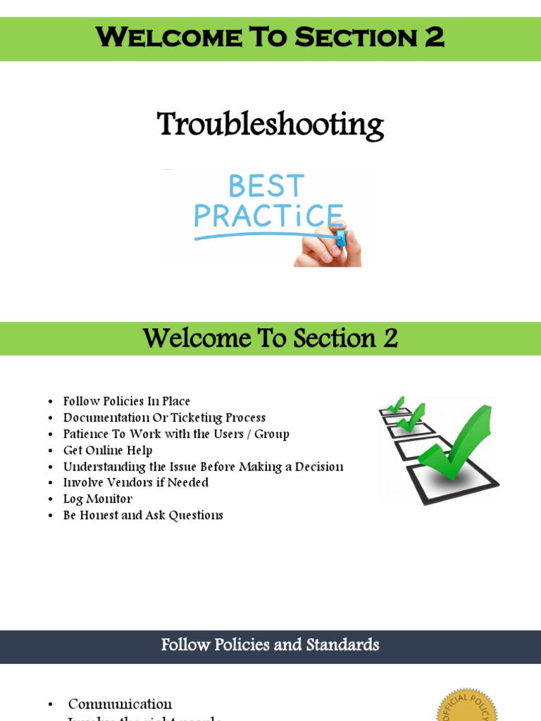 Troubleshooting Best Practices Guide | PDF | Internet Forum | Communication