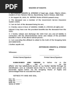 Affidavit of Nearest Kin | PDF