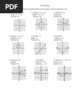Practice Worksheet: Relations & Functions | PDF