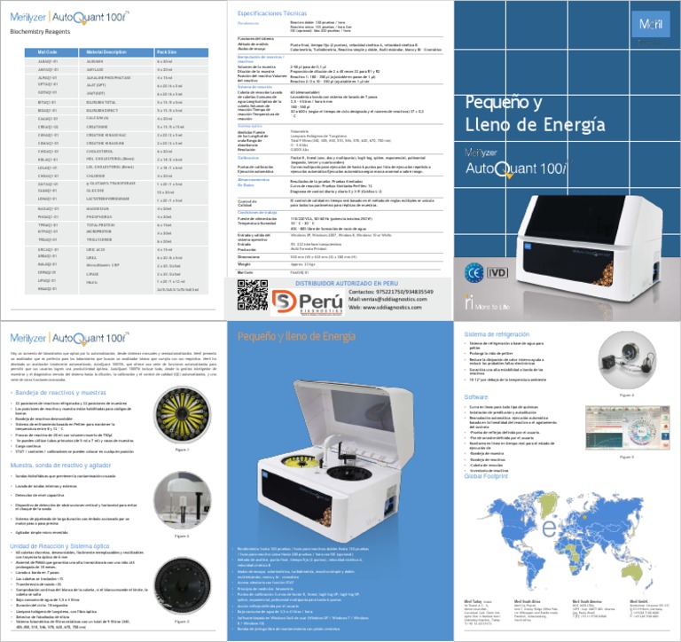 AutoQuant 100i Brochure SD OK | PDF | Metrología