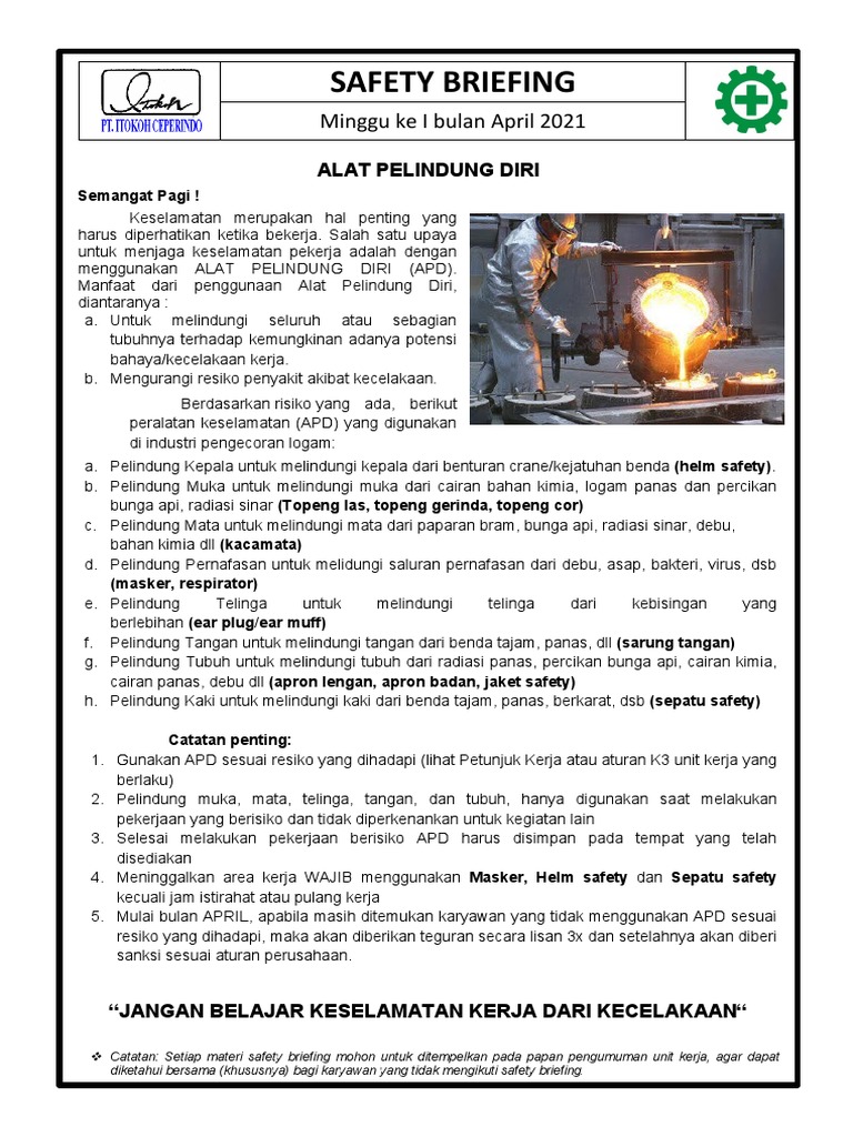 Alat Pelindung Diri | PDF