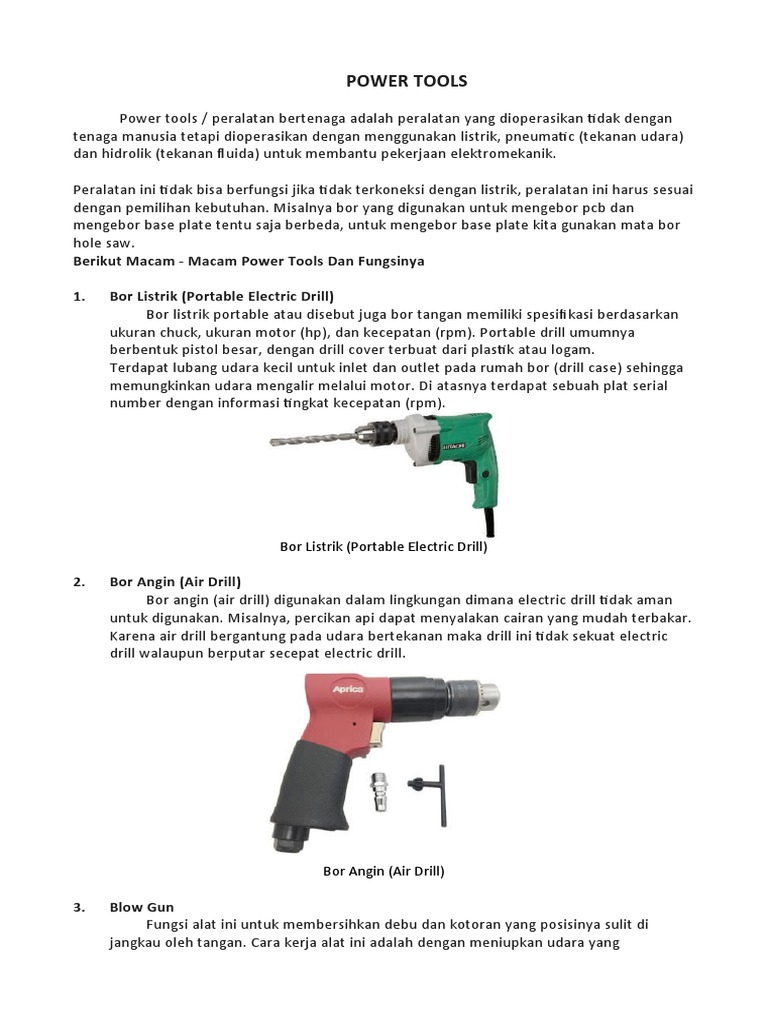 Power Tools | PDF