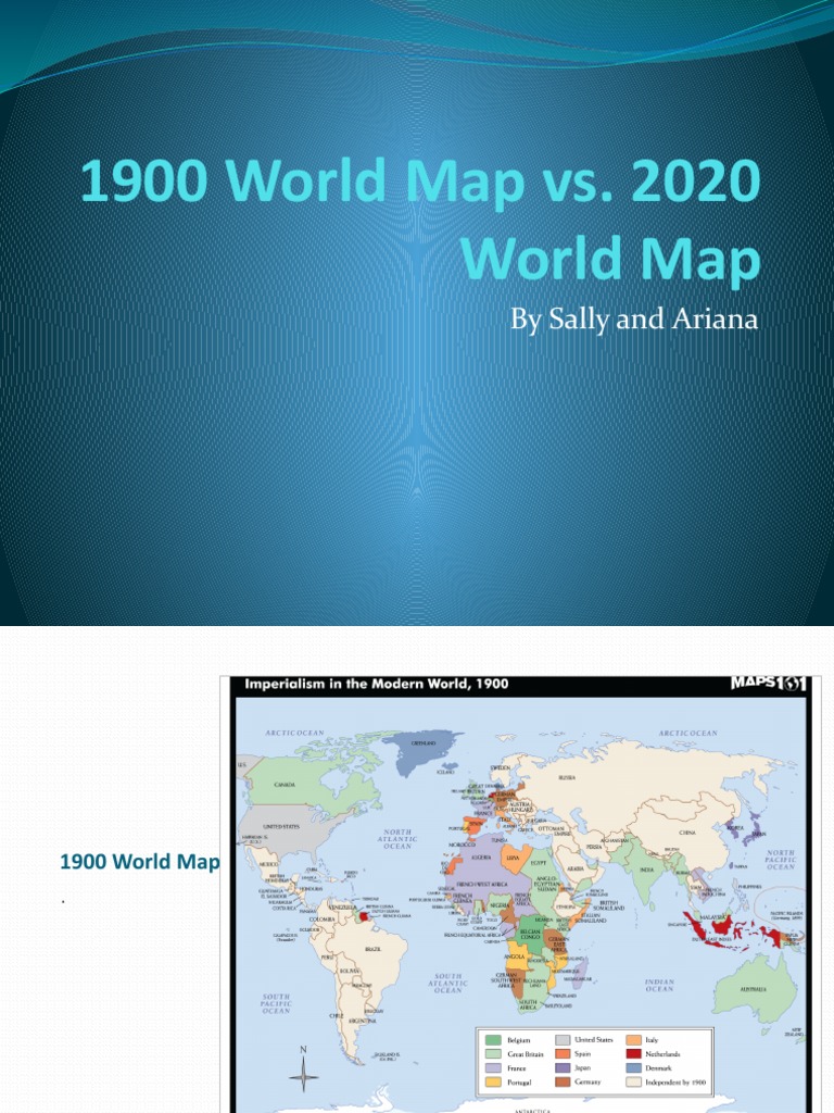 1900 World Map Vs 2020 World Map | PDF