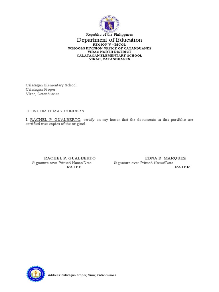 Department of Education: Republic of The Philippines | PDF | Government ...