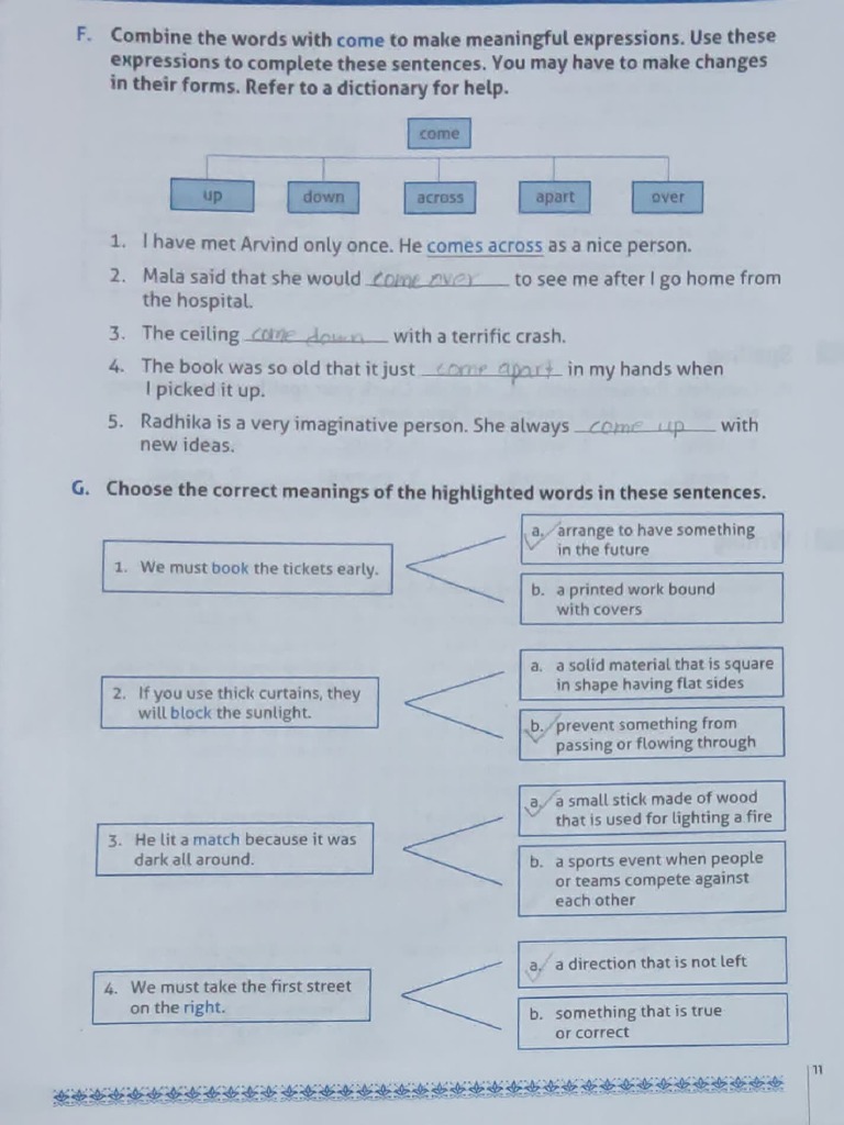 English Worksheet 2 HW | PDF