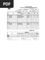 School Form 8 SF8 Learner Basic Health and Nutrition Report | PDF ...
