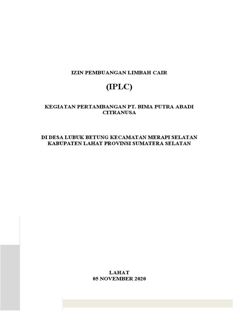 Draft - Revisi IPLC - 070915 | PDF