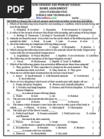 BASIC SCIENCE PRACTICE QUESTIONS (Grade 7) | PDF | Cytoplasm | Science