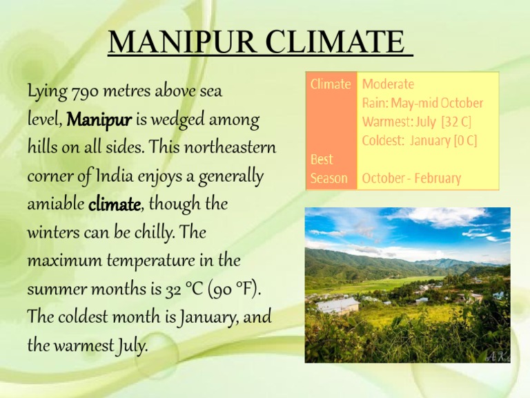 Manipur Climate | PDF