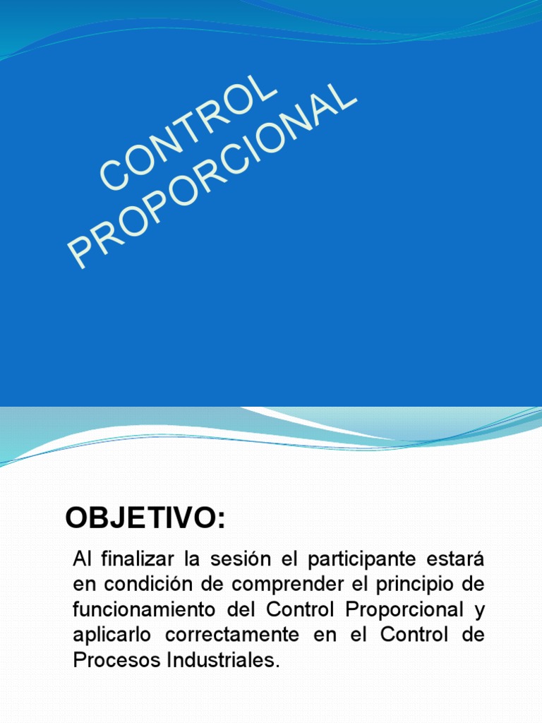 20 Control Proporcional | PDF | Matemáticas