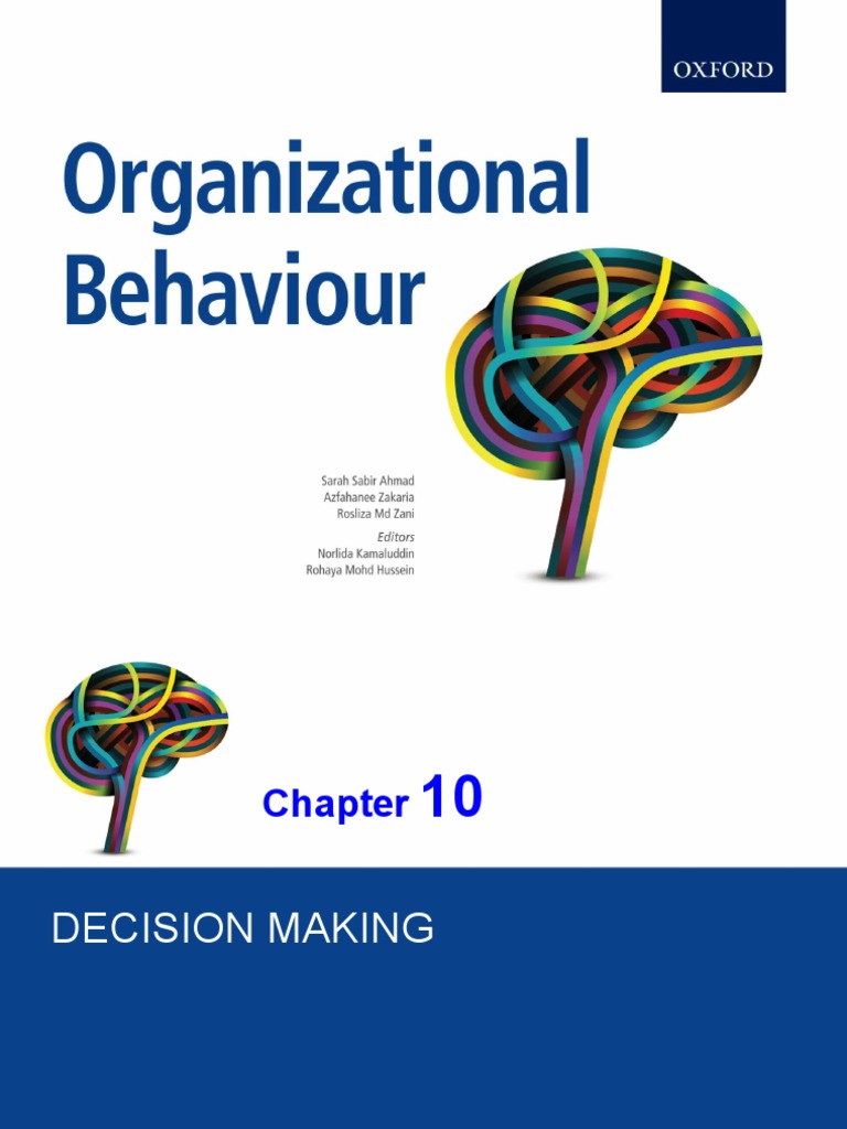 Chapter 10 Decision Making | Download Free PDF | Decision Making ...