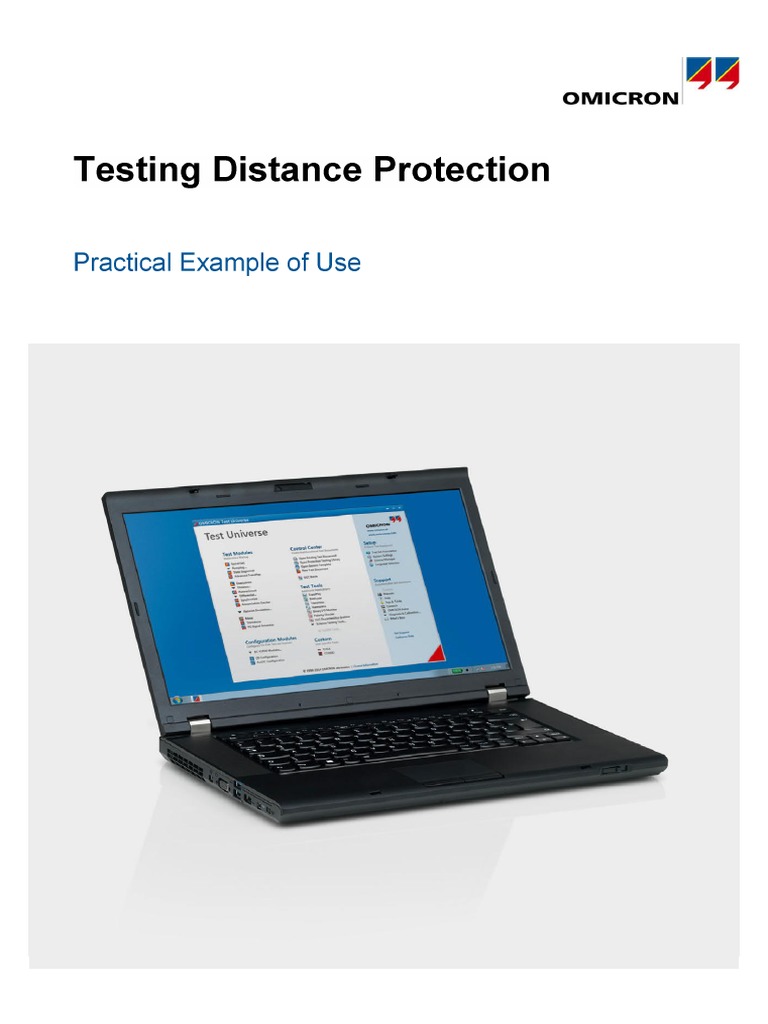 OMICRON Test Universe - Testing Distance Protection - Practical Example ...