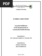 Community Health Nursing 1: A Family Case Study | PDF | Thorax | Ear