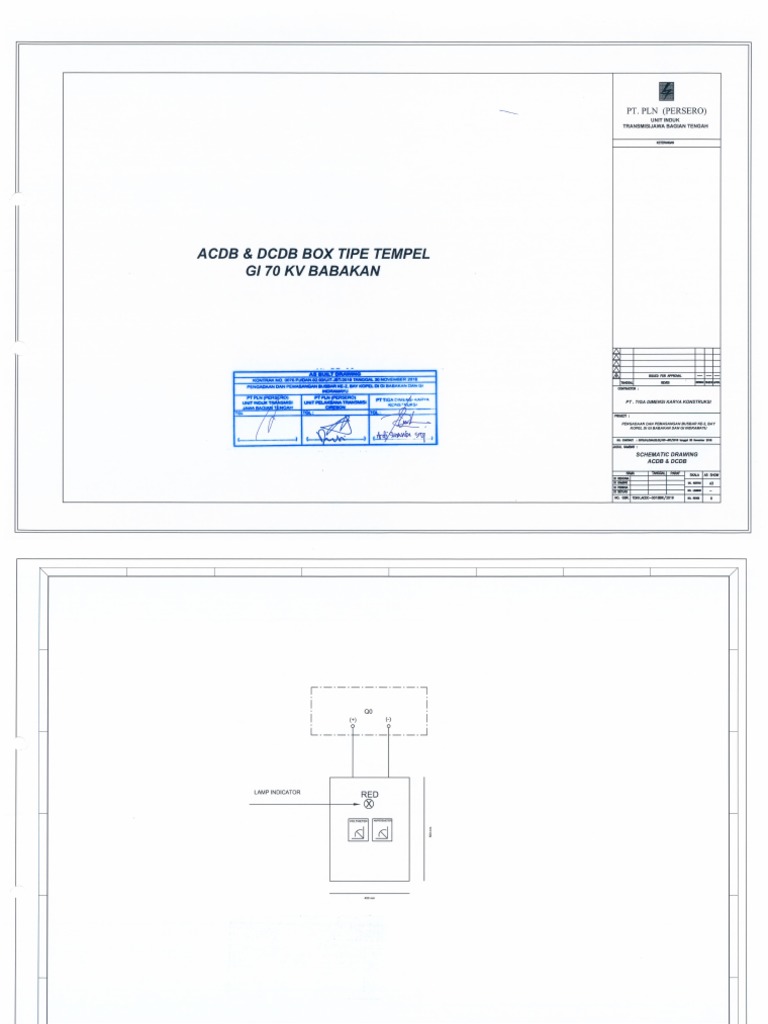 Schematic Drawing ACDB & DCDB | PDF