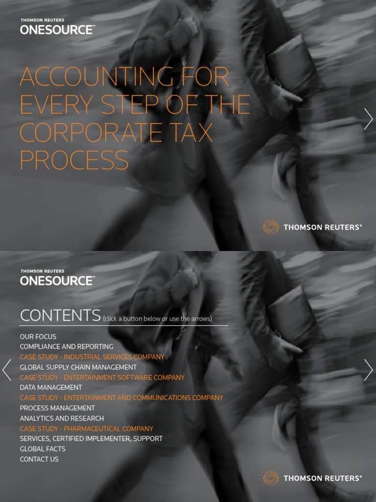 ONESOURCE - Brochure Thomson | PDF | Taxes | Audit