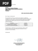 Carta Convalidacion | PDF