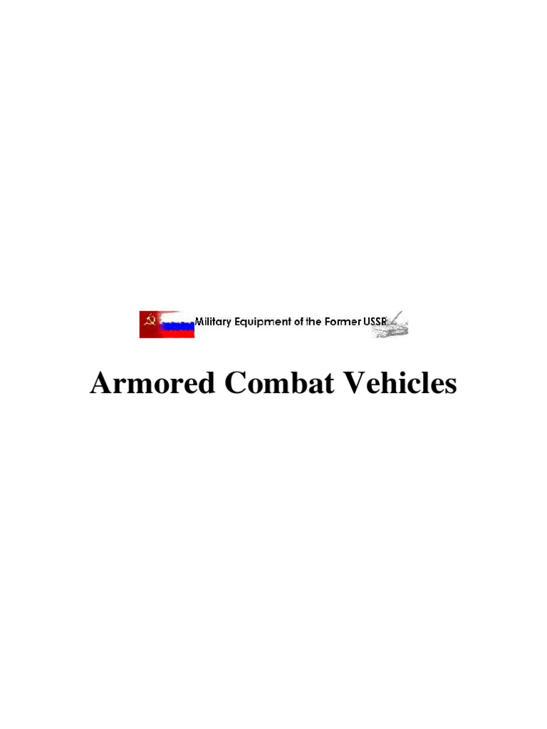 BMP-1 Armored Vehicle Overview | PDF | Armoured Fighting Vehicles ...