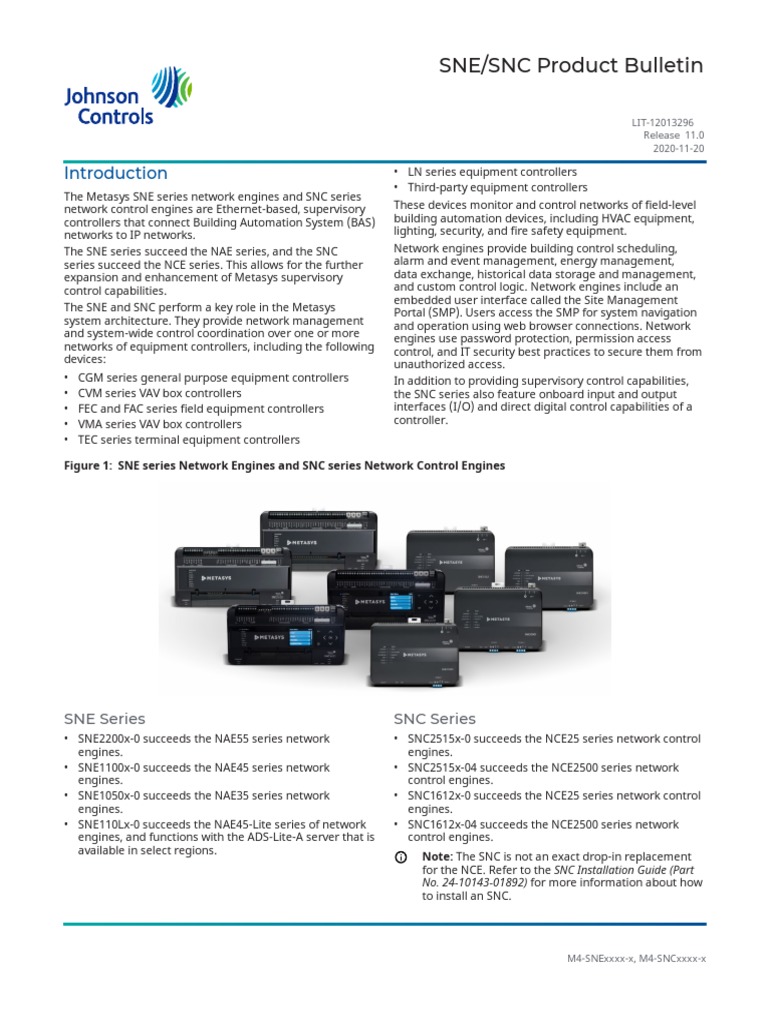 M4-SNC25151-0 - SNC - Product Bulletin - 11 2020 - EN | PDF | Computer ...