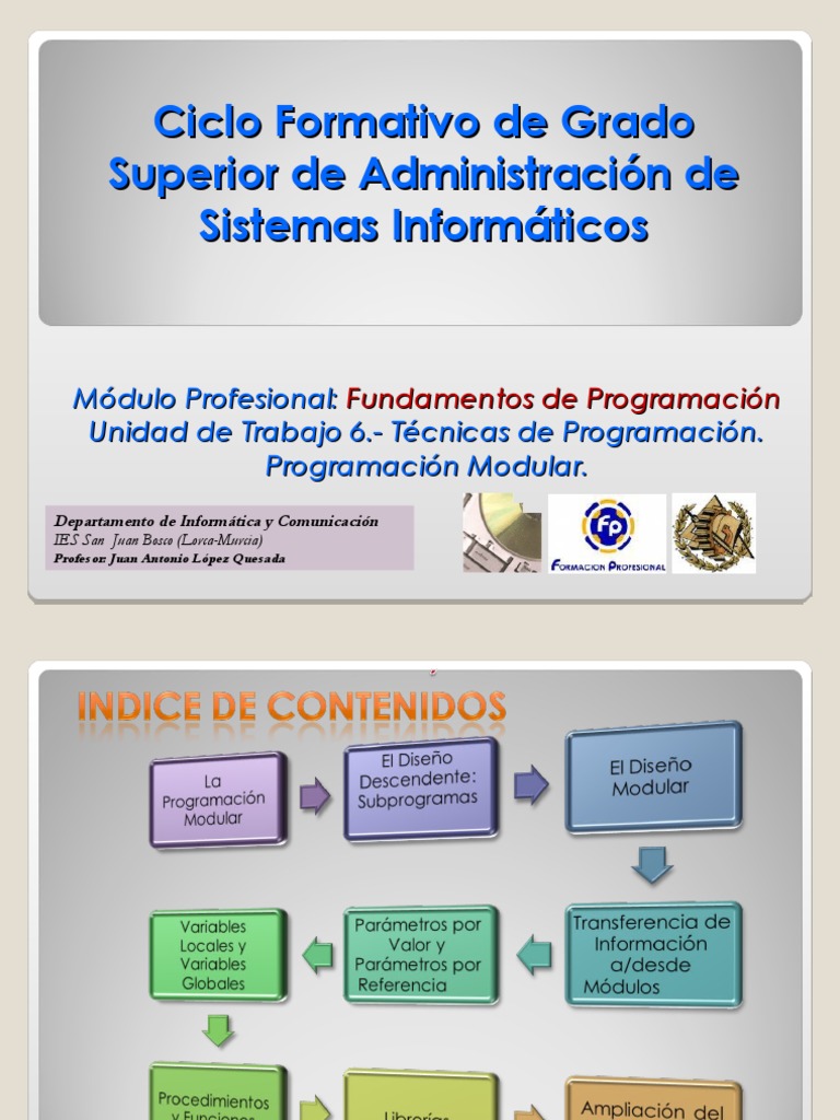 Ciclo Formativo de Grado Superior de Administración de Sistemas Informáticos | PDF | Biblioteca ...