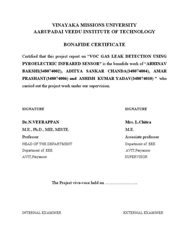 Vinayaka Missions University Aarupadai Veedu Institute of Technology ...