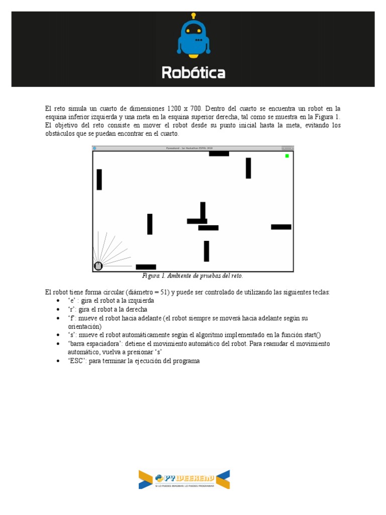 Reto Robotica Pyweekend ESPOL | PDF | Robot | Robótica