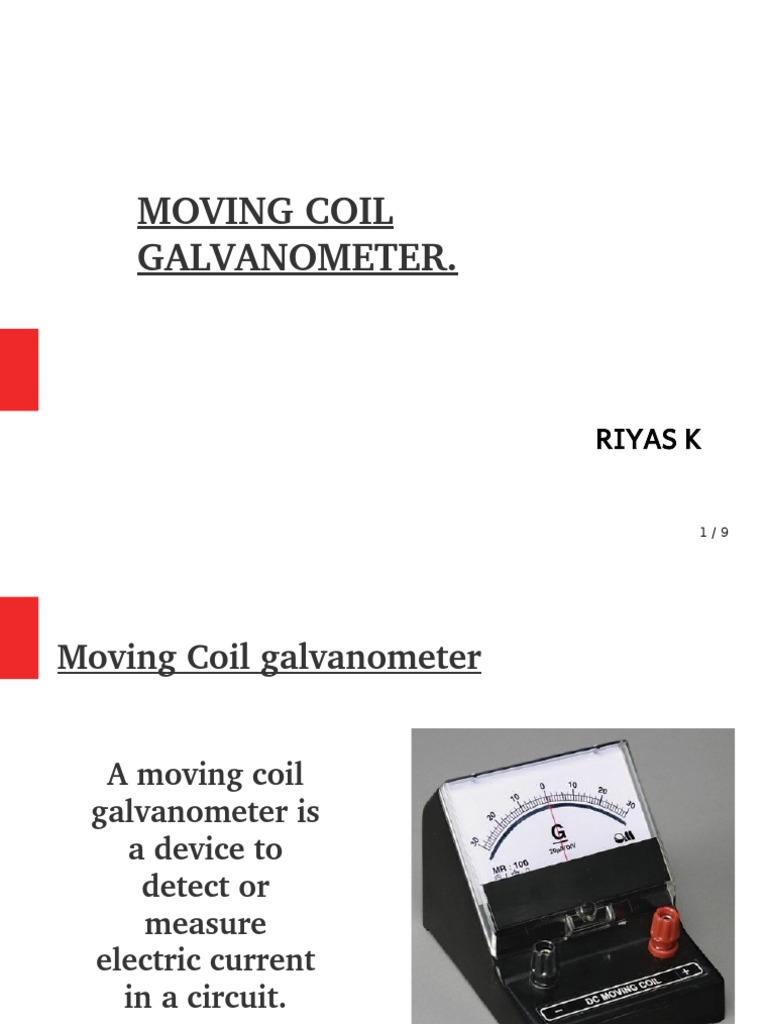 Galvanometer | PDF | Equipment | Electrical Engineering