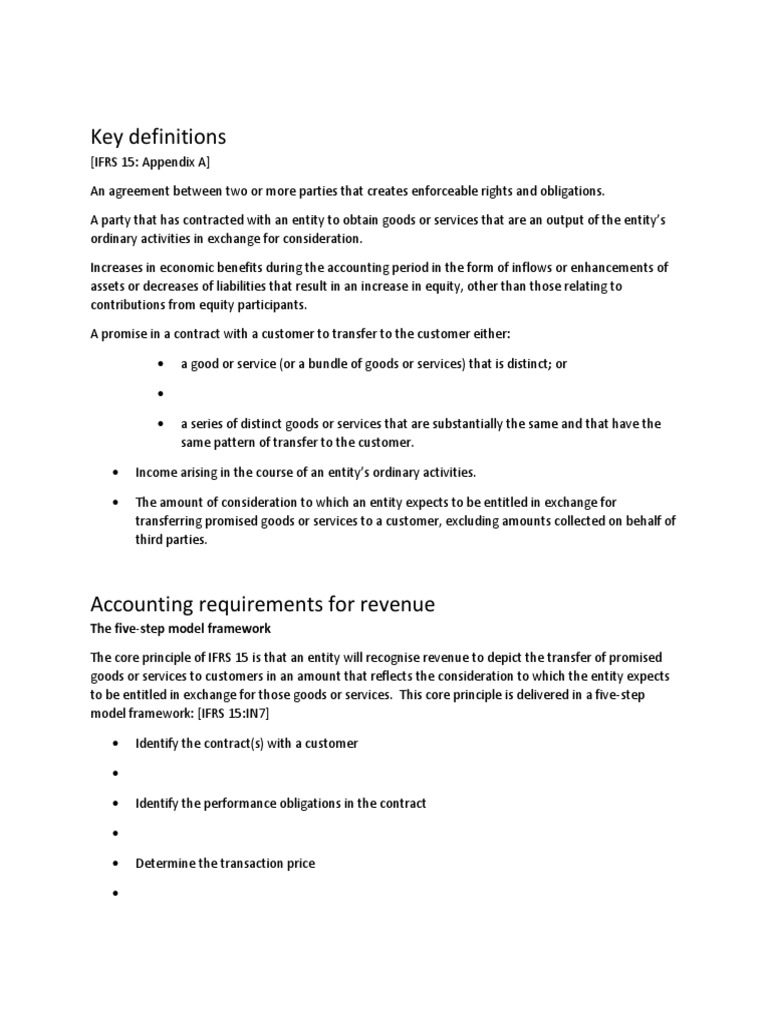 Key Definitions: The Five-Step Model Framework | PDF | International ...