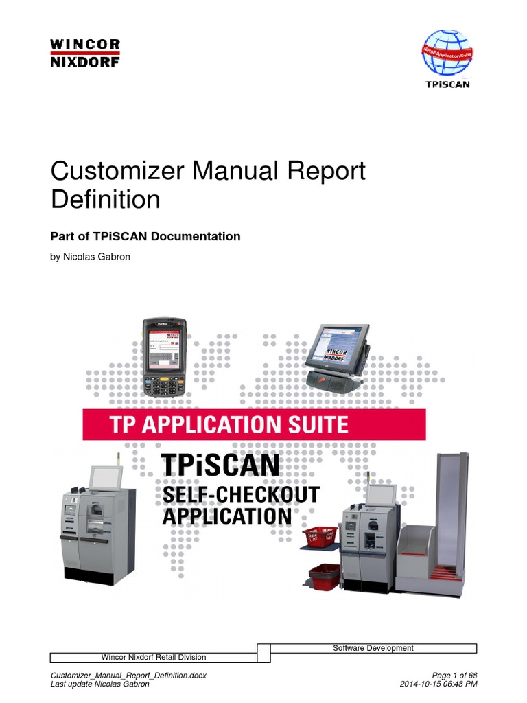 Customizer Manual Report Definition | PDF | Databases | Sql