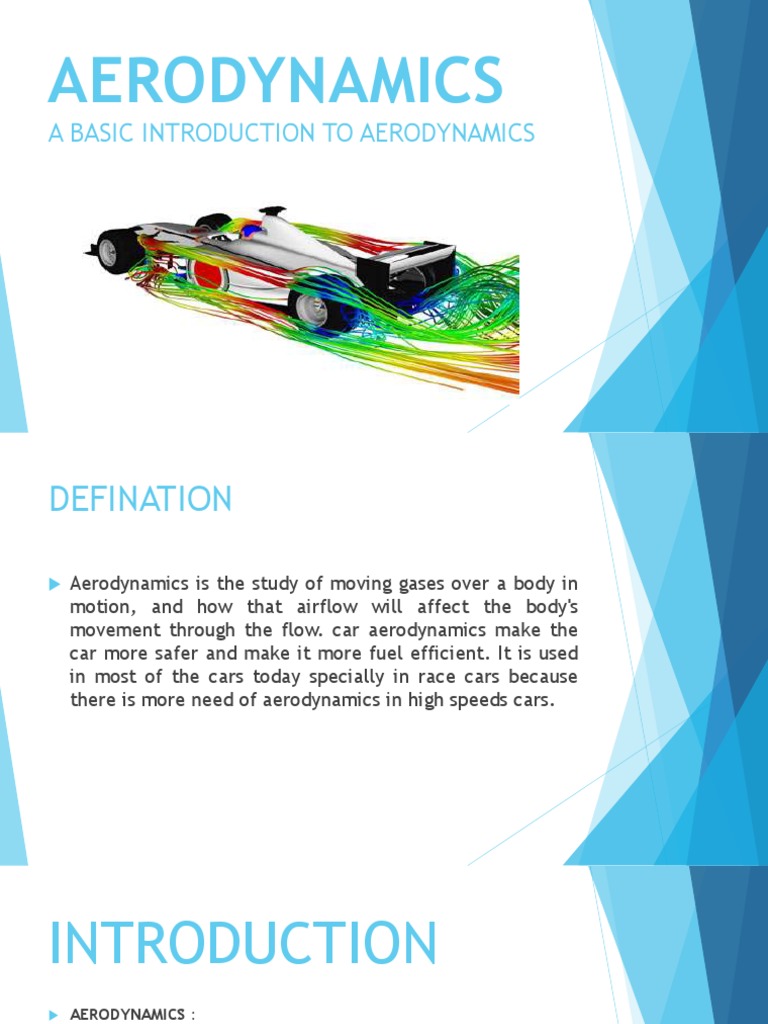 Introduction to Car Aerodynamics | PDF | Aerodynamics | Motion (Physics)