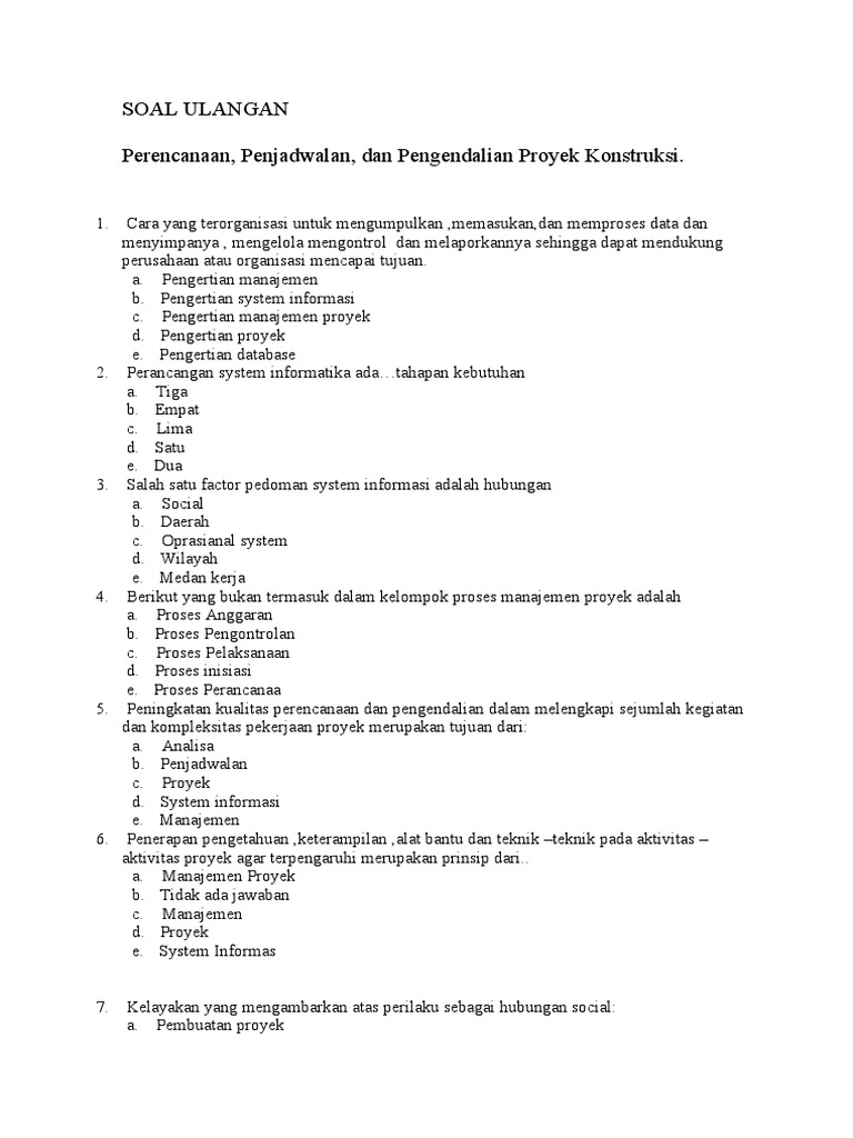 Soal Ulangan Xi BKP | PDF