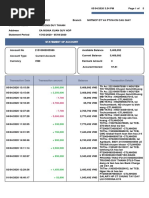 Techcombank Statement | PDF | Economies | Financial Services