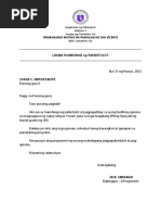 Example of Solicitation Letter Filipino | PDF