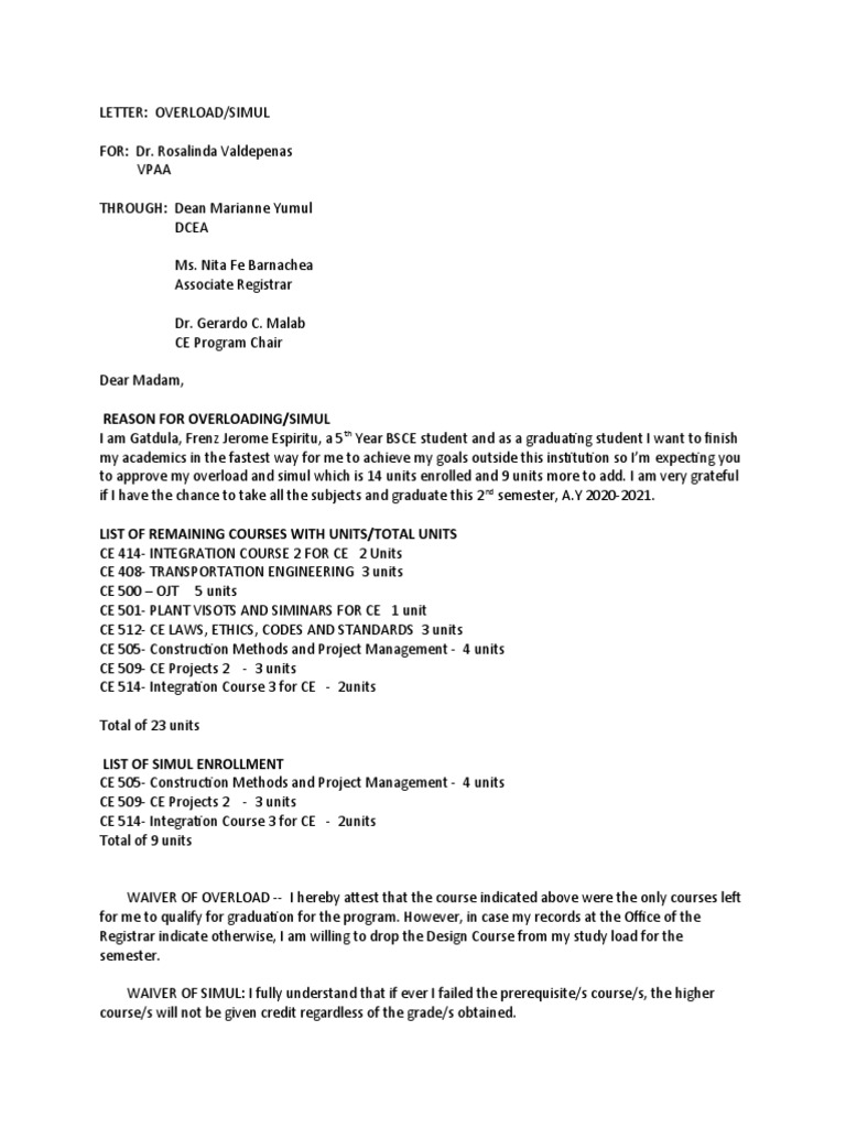 List of Remaining Courses With Units/Total Units | PDF