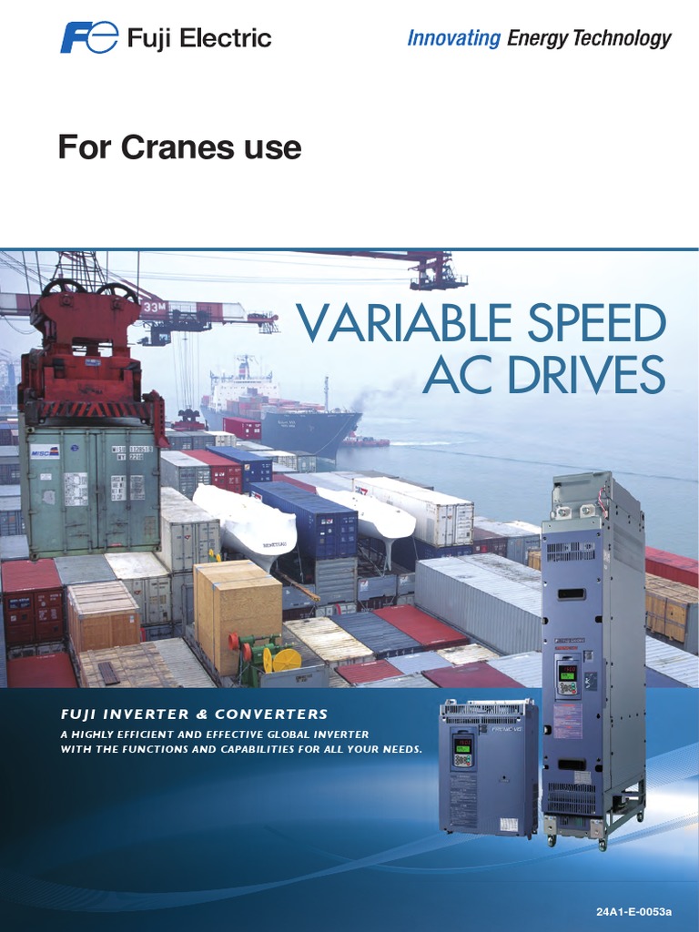 Variable Speed AC Drives Improve Crane Performance | PDF | Power Inverter | Rectifier