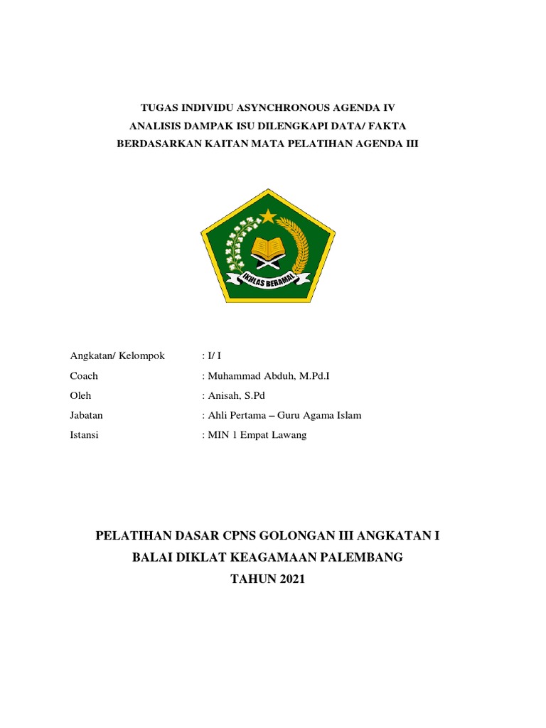 Penetapan Isu Aktual Instansi Dan Dampak | PDF Penetapan Isu Aktual Instansi Dan Dampak | PDF