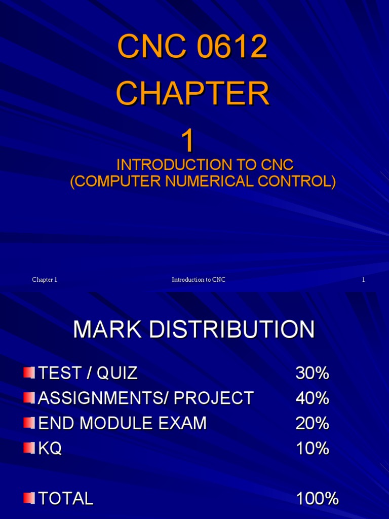 Introduction To CNC (Computer Numerical Control) | PDF | Numerical Control | Computer Data Storage
