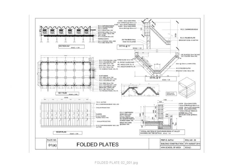 BUILDING CONSTRUCTION - Folded Plate (A) | PDF