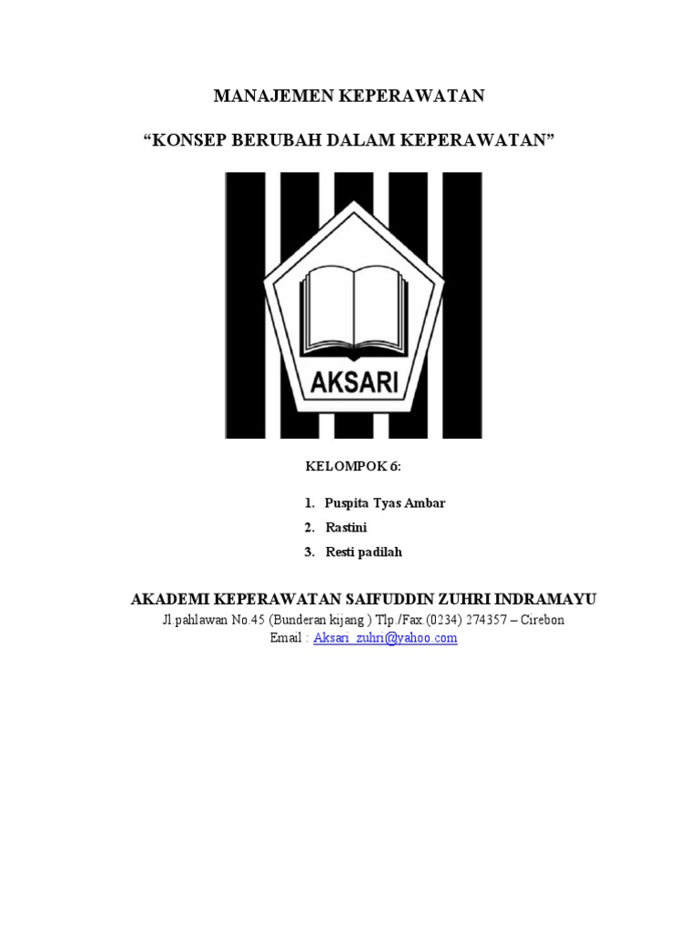 Konsep Berubah Dalam Keperawatan | PDF