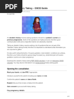 OSCE Checklist Gynaecological History Taking | PDF | Menstruation ...