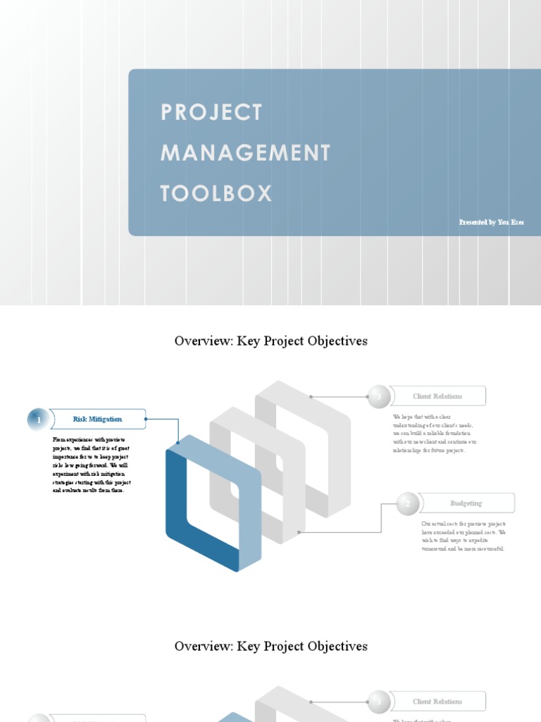 You Exec - Project Management Toolbox Complete | Download Free PDF ...