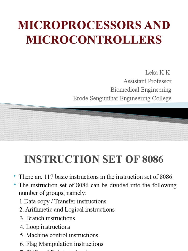 8086 Instruction Set Pdf Binary Coded Decimal Computer Architecture 6606