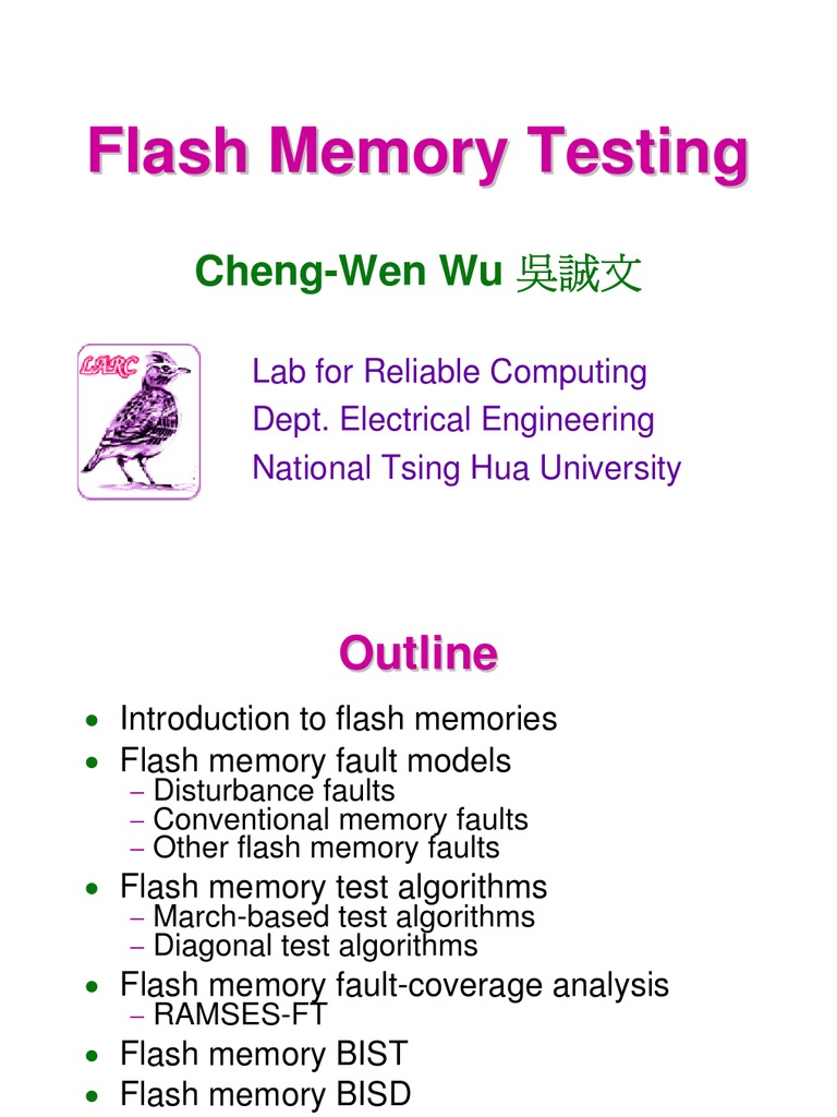 Flash Memory Testing | PDF | Flash Memory | Random Access Memory