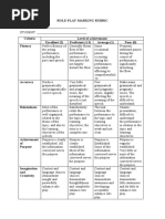 Portfolio Assessment Rubric | PDF | Rubric (Academic) | Graphics