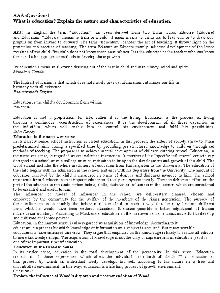 Secondary Education Note, First Term | PDF | Adolescence | Pragmatism