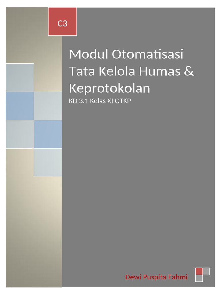 Modul KD 3.1 OTKH-dikonversi | PDF