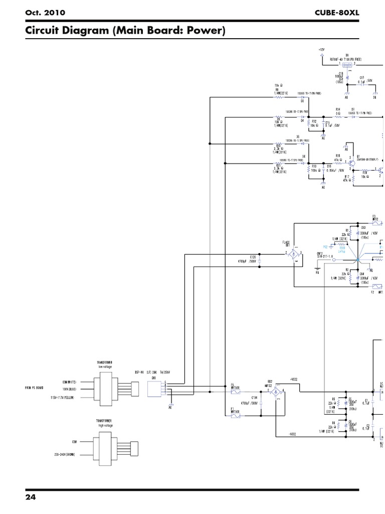 Roland Cube 80XL Schematics | PDF